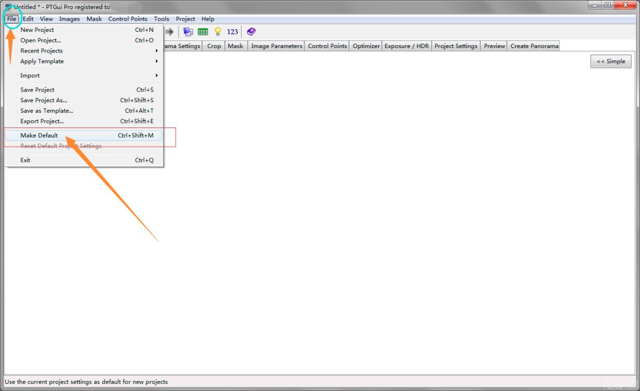 [VR全景拍摄教程]如何在PTGUI里将第一张正北方向的图片设置在全景画面0度__凤凰网