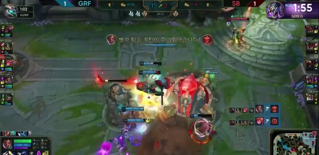 Lck春季赛Grf战队风采依旧强势获得八连胜，SB战队顽强抵抗败北__凤凰网