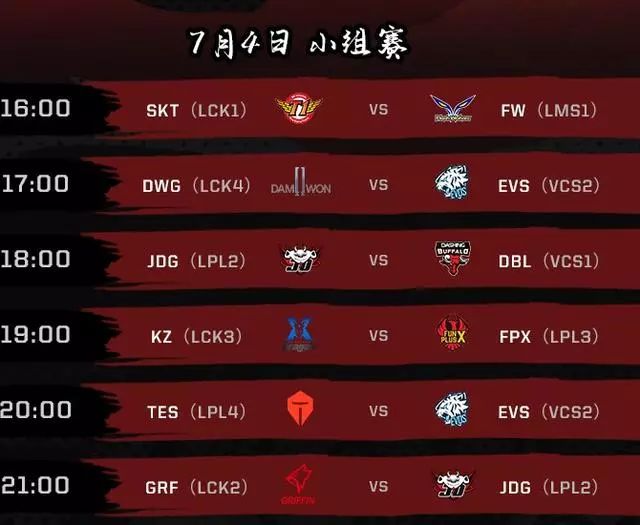 7月份洲际赛赛程公布！IG小组赛再遇SKT！JDG首日比赛压力颇大_凤凰网