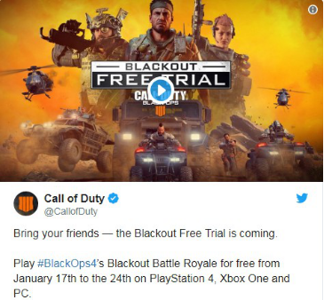 1月17日很重要：COD15大逃杀免费 不用购买本体 战地5更新闪电战__凤凰网