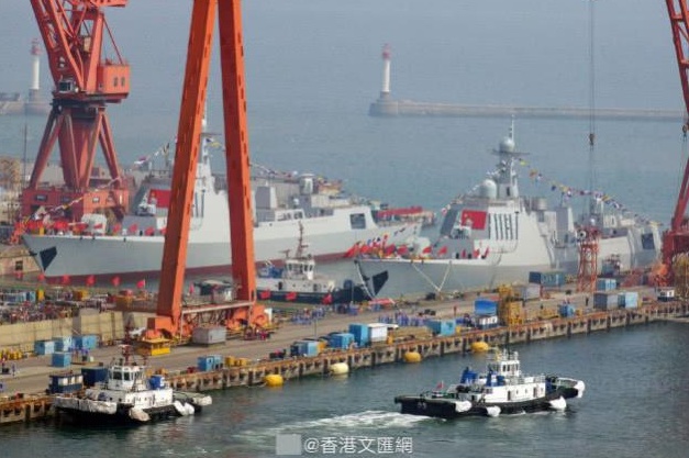 中国海军已有38艘先进驱逐舰，还有必要魔改052D吗？055有话要说__凤凰网