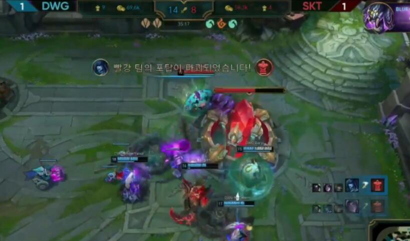 LCK比赛辣眼睛？SKT奇葩阵容落败，Flame抢大龙亮眼__凤凰网