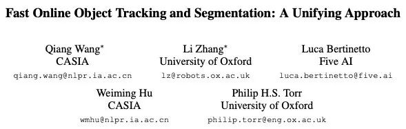 CVPR 2019 | 惊艳的SiamMask：开源快速同时进行目标跟踪与分割算法__凤凰网