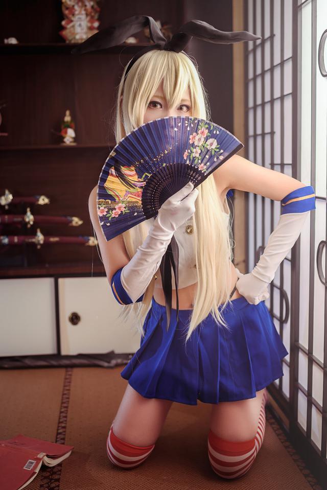 高质量cosplay：舰队岛风。我来登场啦__凤凰网