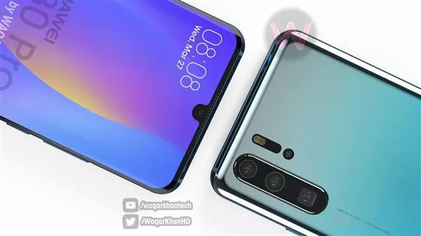 华为 P30 Pro 最新渲染图：6.4 寸 2K 曲屏、潜望结构镜头_凤凰网