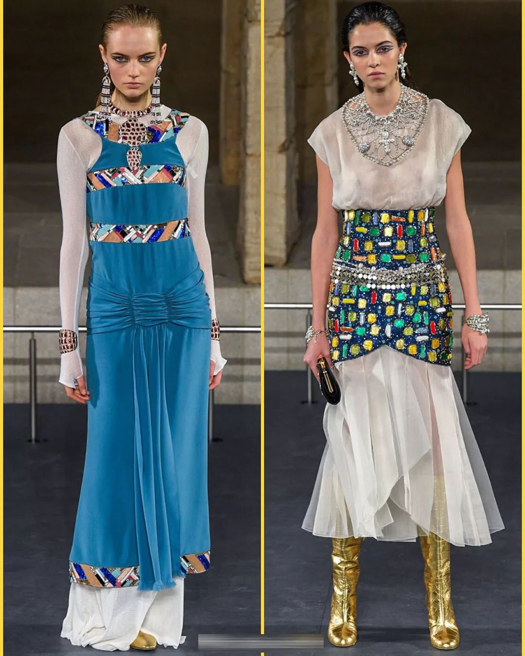 Chanel 2019早秋系列大秀 古埃及文明与香奈儿碰撞交织_凤凰网