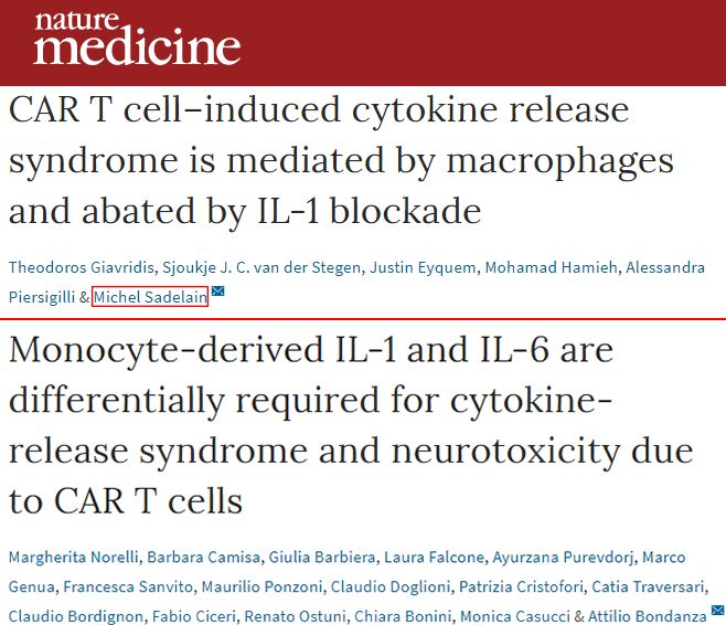 抑制IL-1可降低巨噬细胞产生CRS的风险__凤凰网