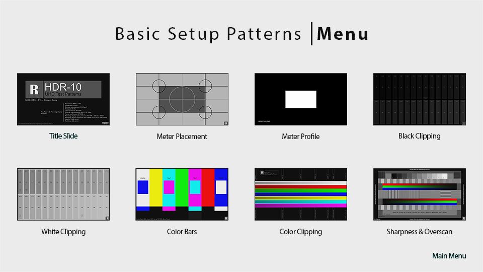 科普 | “UHD/HDR也有自己的视频测试片了！“ HDR-10 UHD Test Patterns__凤凰网