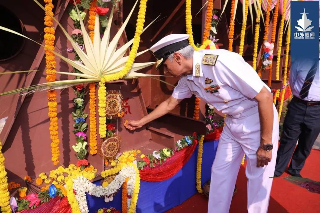 印度开工新一艘“P-17A”型护卫舰_凤凰网