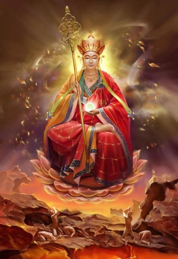 地藏王菩萨为什么总是一手托宝珠，一手拿锡杖？__凤凰网