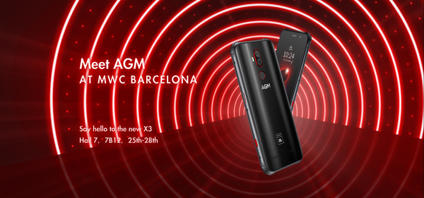 战狼同款AGM X3 Turbo亮相MWC 2019 三防再次升级_凤凰网