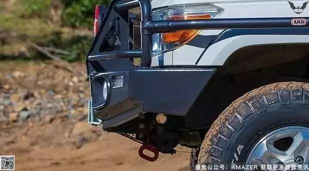 不断升级的改装理念--丰田LC71、76、79安装ARB加强拖车点__凤凰网