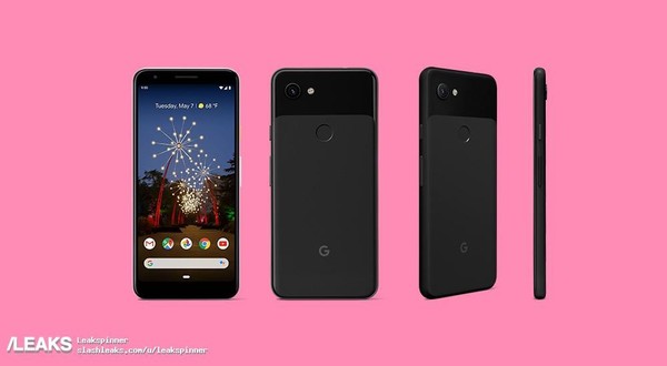 谷歌Pixel 3a高清渲染图曝光 外观设计延续Pixel 3系列_凤凰网