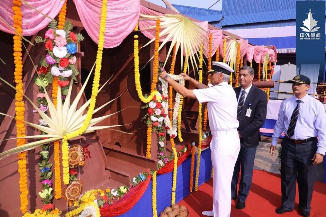 印度开工新一艘“P-17A”型护卫舰_凤凰网