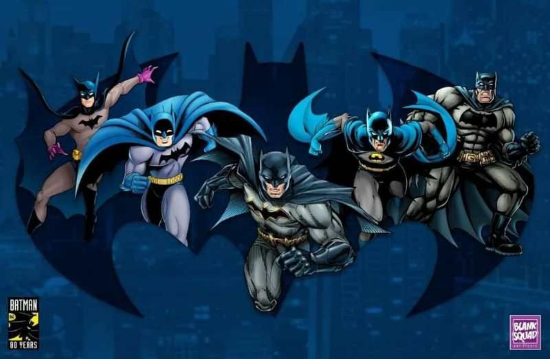 李志清水墨《蝙蝠侠》帅爆了！名家执笔共庆“老爷”80岁__凤凰网