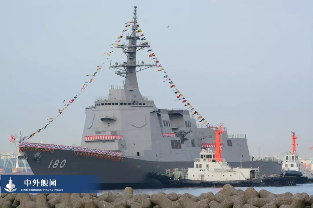 日本海自“羽黑”号万吨防空大驱下水_凤凰网军事_凤凰网