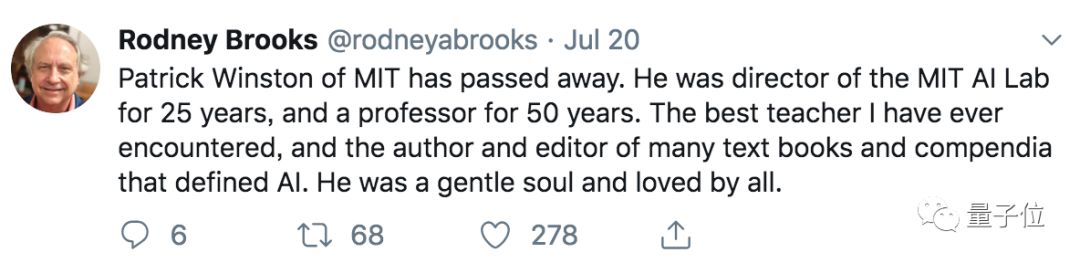 MIT前AI实验室主任去世，机器人专家Brooks：他是我见过最好的老师__凤凰网