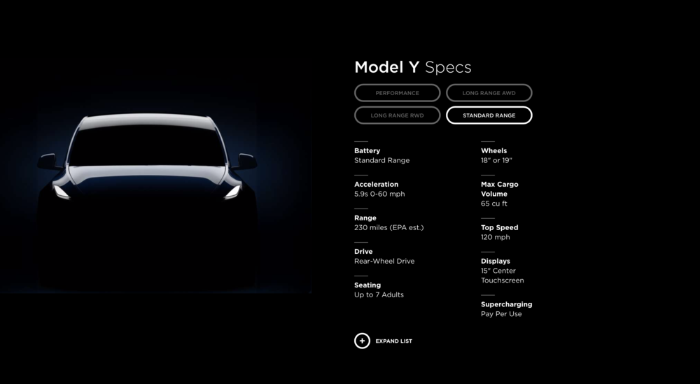 特斯拉 Model Y 发布，3.9 万美元起，明年交付_凤凰网科技_凤凰网