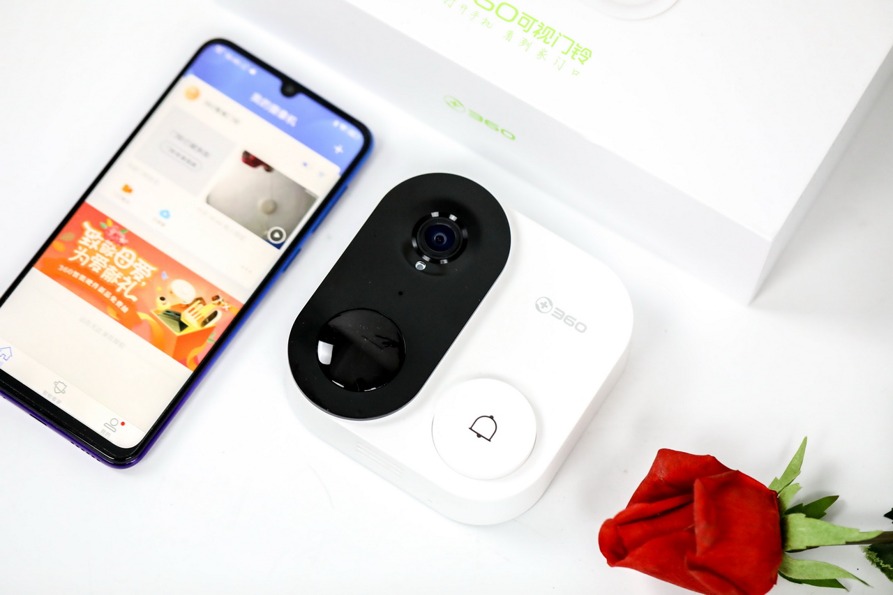 360可视门铃1C体验：超广角镜头看得更多，门外安全有保障！__凤凰网