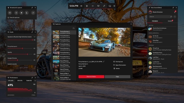 微软更新Windows 10 Game Bar应用程序__凤凰网