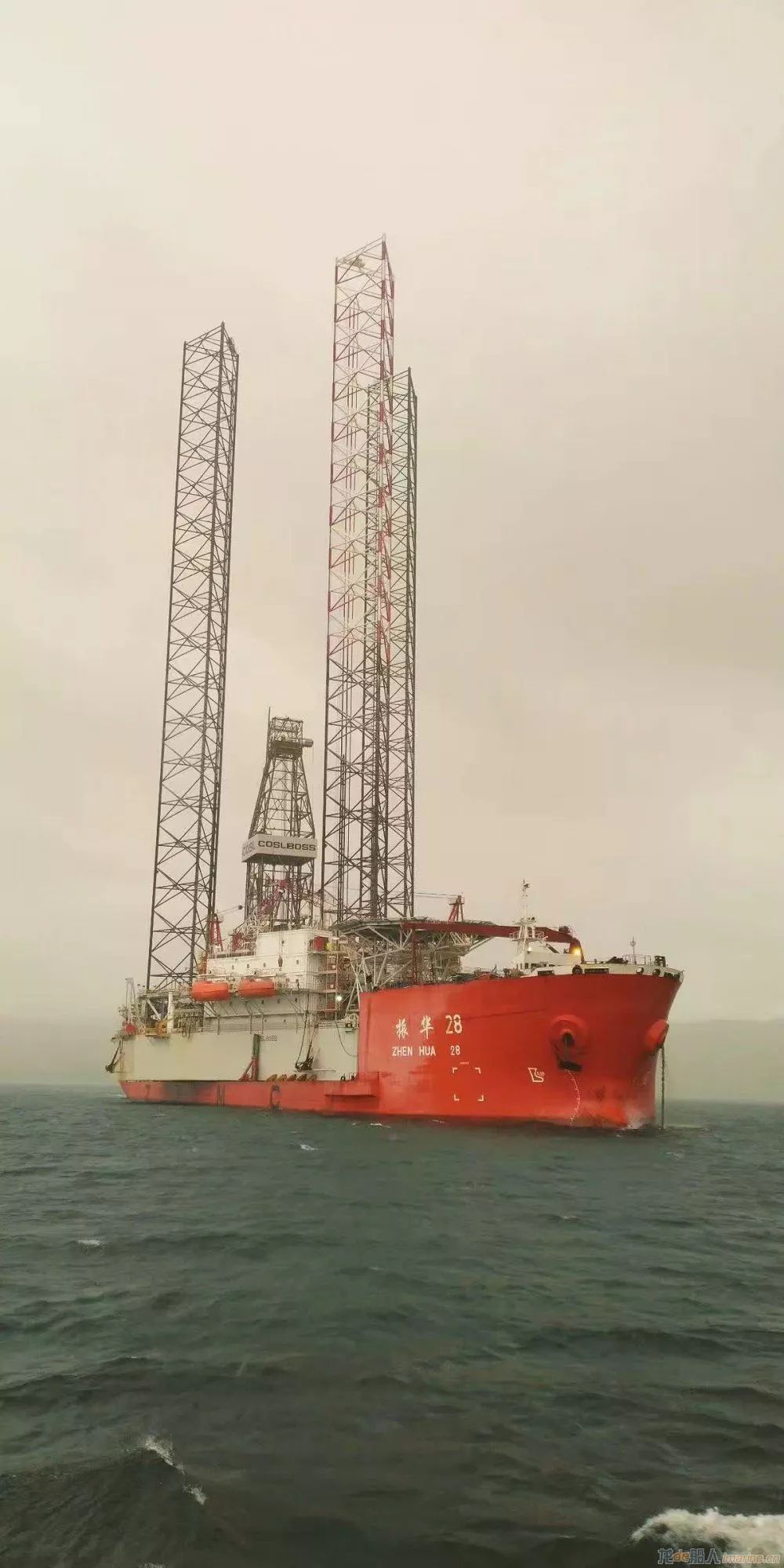 【图鉴】”振华28”在新西兰半潜装载平台__凤凰网